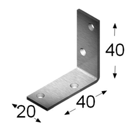 Galvanized Metal Angle Brackets