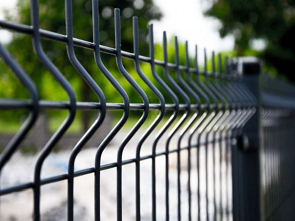 BUY V-Mesh Panel For Fencing, 1230x2500 mm(4 ft), Powder Coated, Black ...