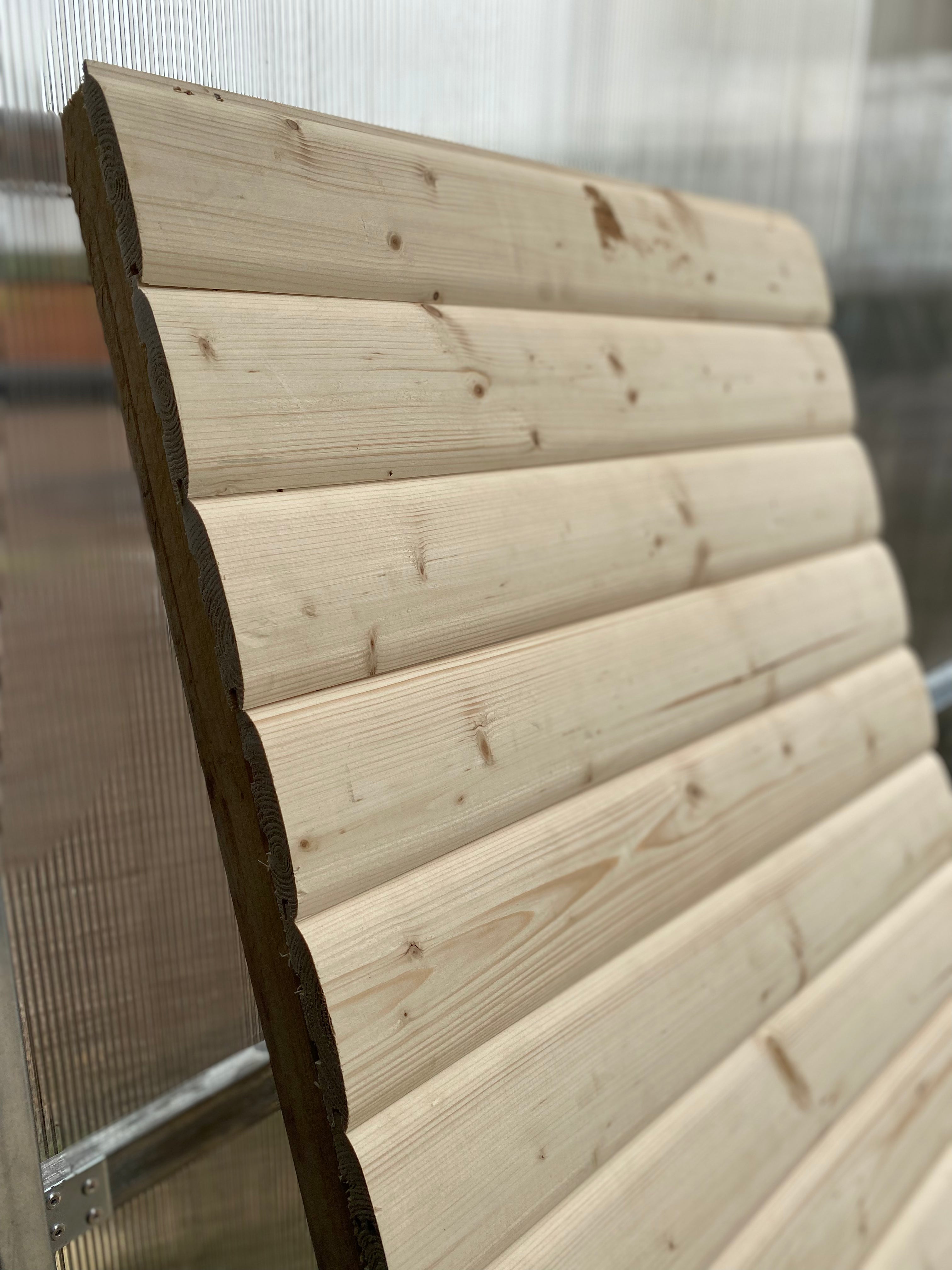 BUY 95x21 mm, 5.1 m, Loglap Board, Treated T&G | GREEN FINGER IRELAND ...