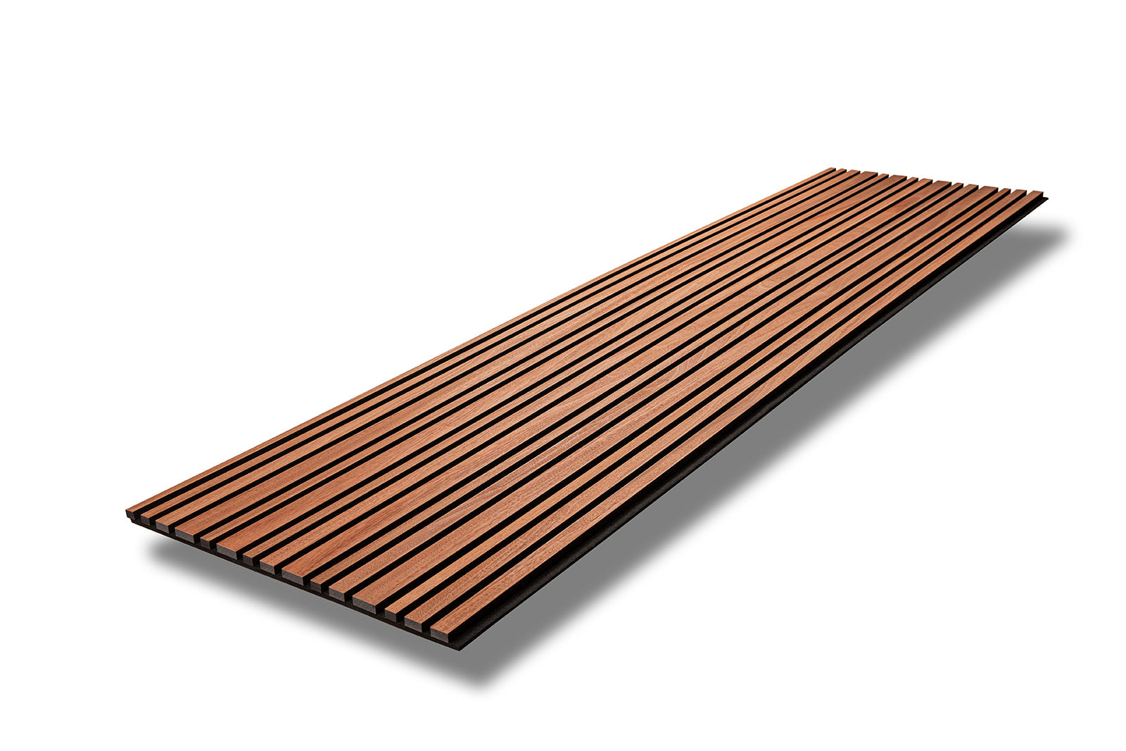 BUY Wooden Acoustic Panel, Barcode, Sapelli on Black Felt | GREEN ...